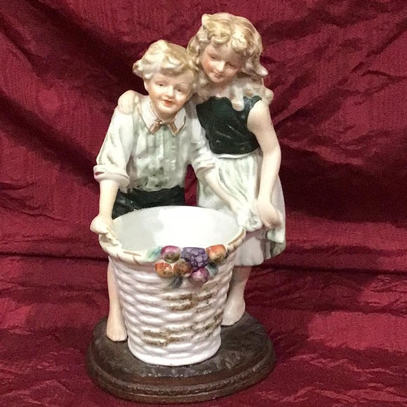Accents | Vintage Porcelain Grandma And Granddaughter | Poshmark